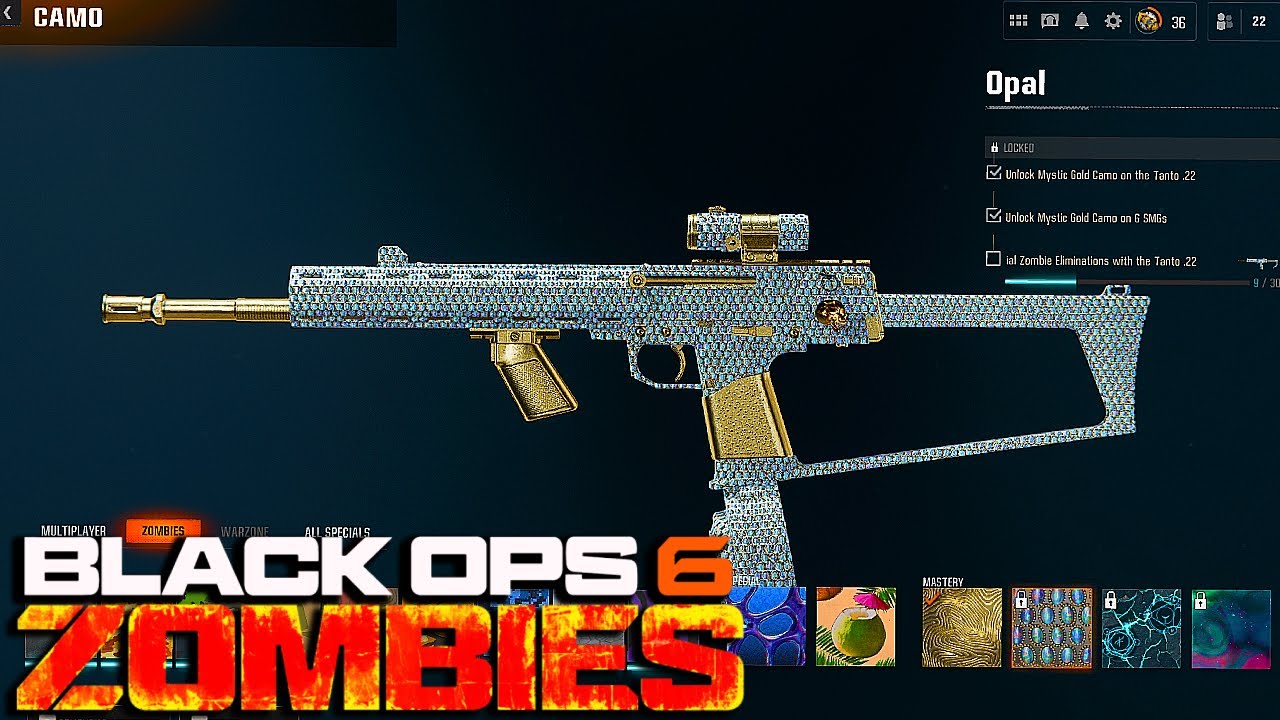 Unlocking All Opal SMG'S In Black Ops 6 Zombies! - YouTube