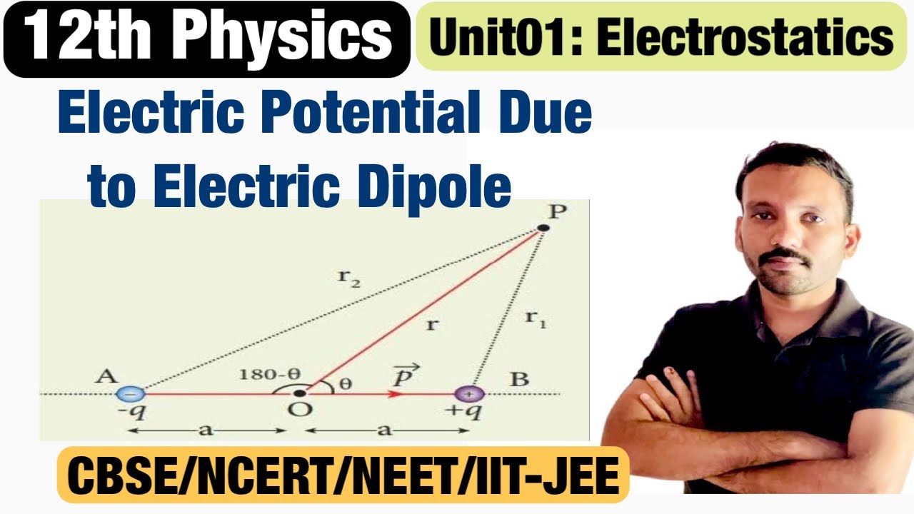 Electric Potential Due to Electric Dipole | 12th Physics | CBSE | NCERT ...