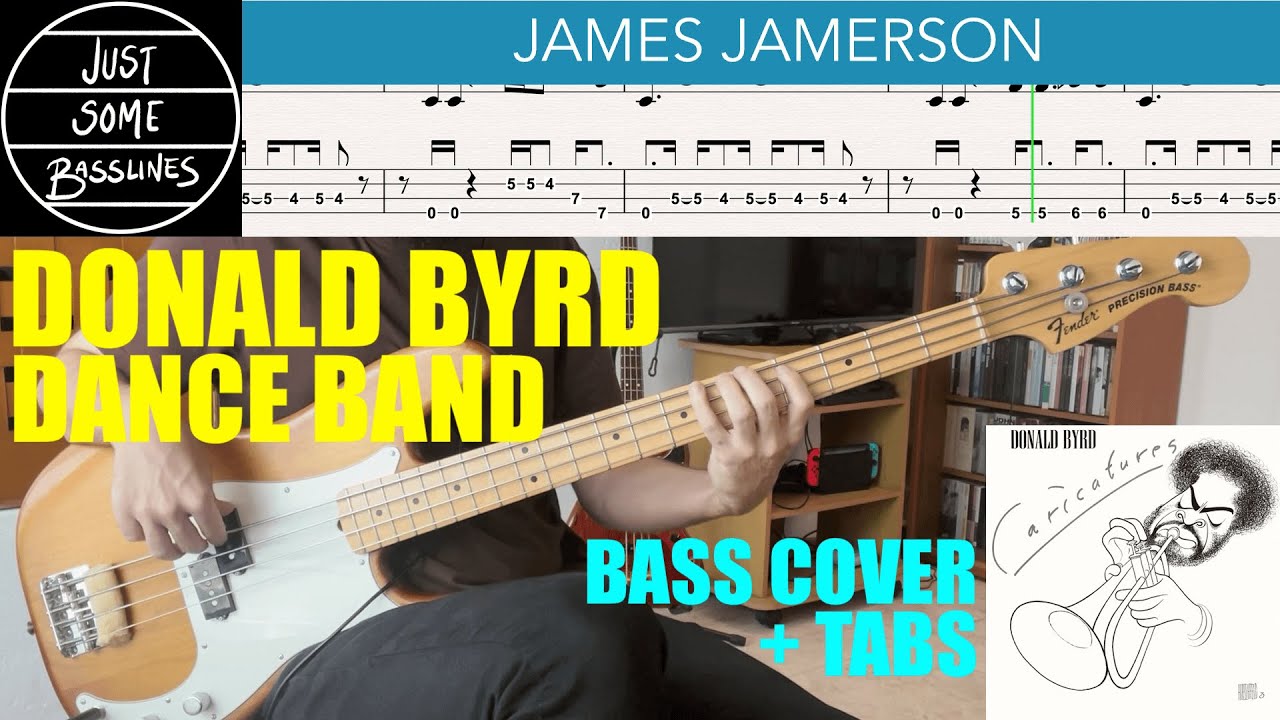 James Jamerson // Donald Byrd - Dance Band // BASS COVER + TABS - YouTube