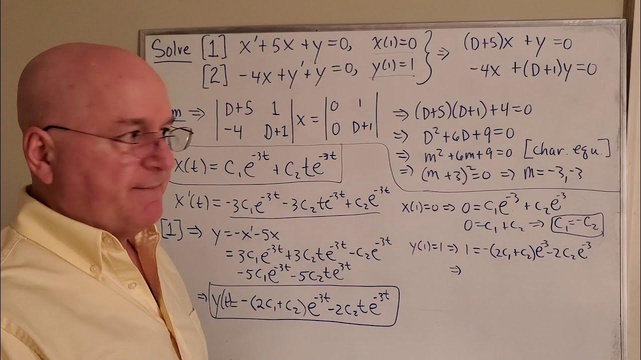 Systems of Linear ODE's (8) - YouTube