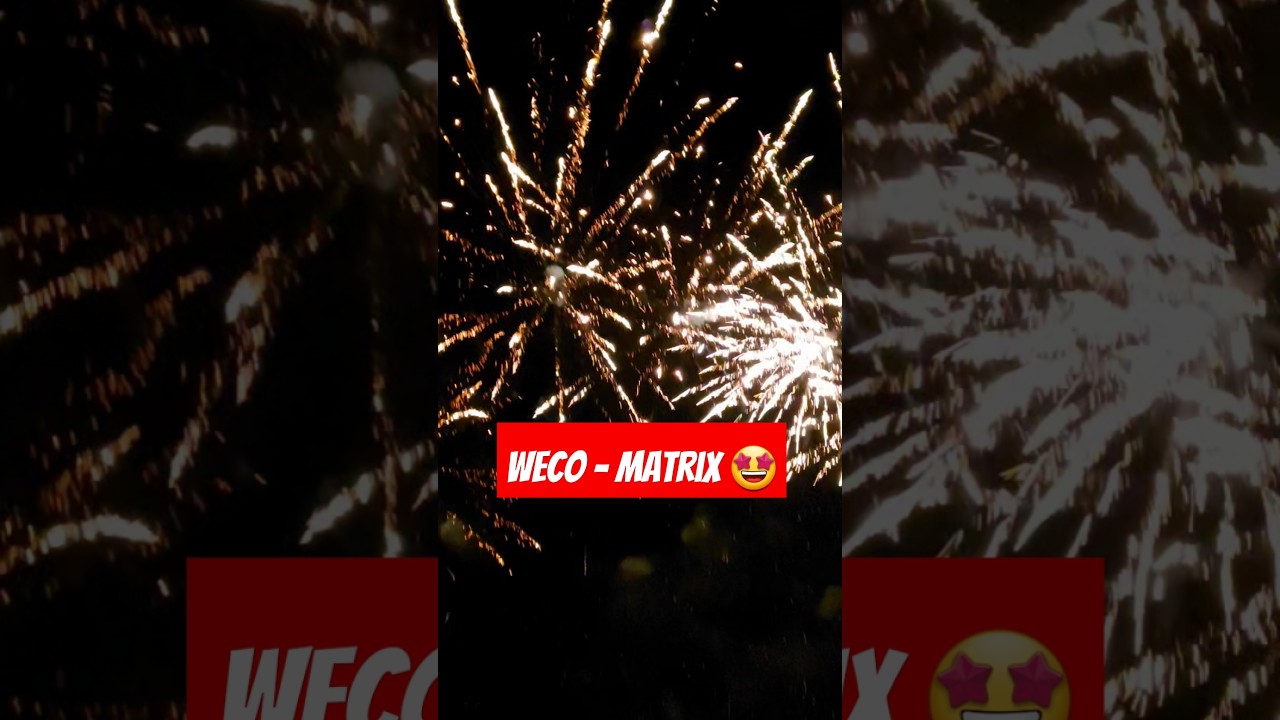 Weco - Matrix 🔥 #pyroforever #fireworks #pyrotechnica #vuurwerk #pyro # ...