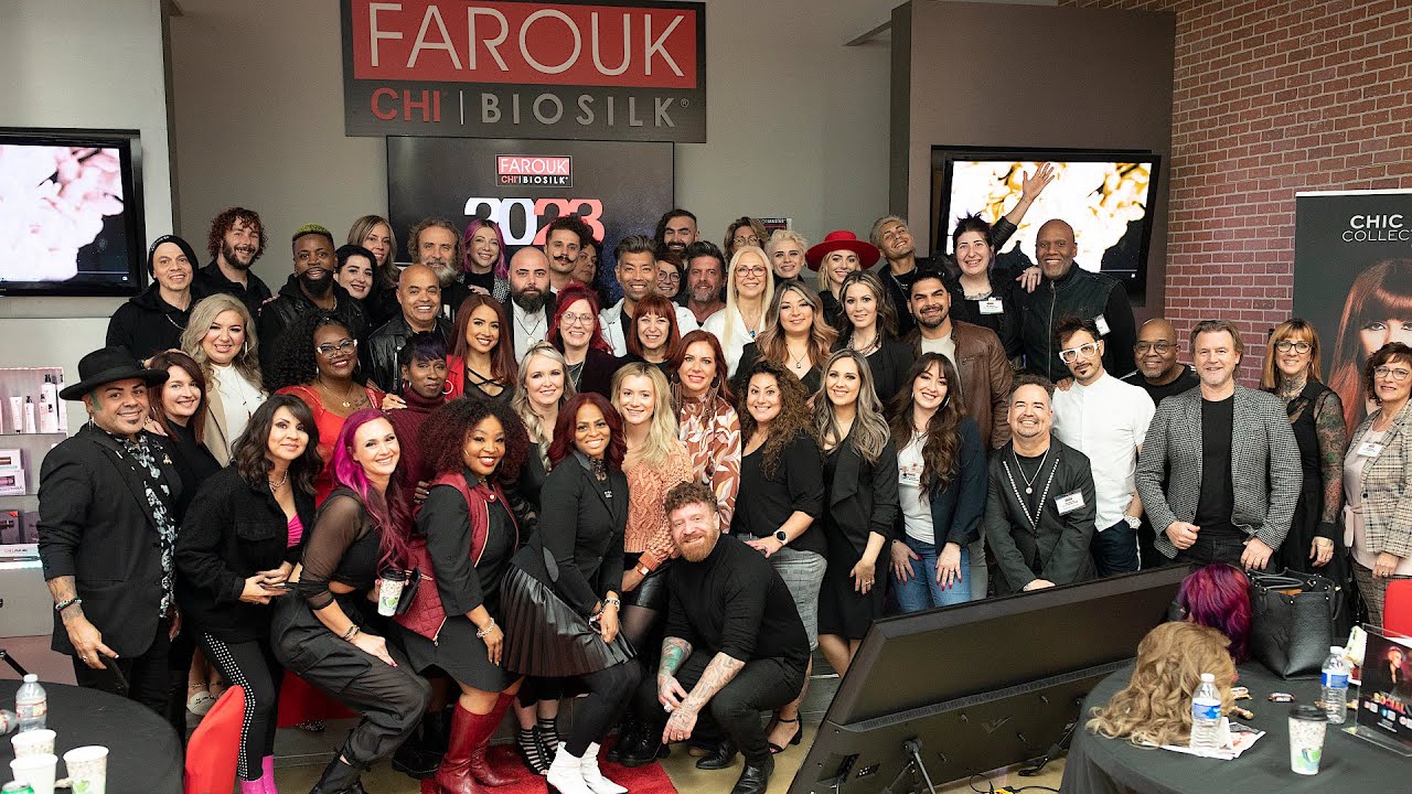 Farouk Systems Hosts Creative Artistic Team Training - YouTube