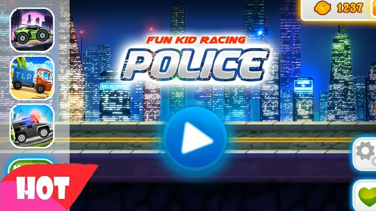 Car Game || Free Mobile Game || Fun Kid Racing Police Crazy - YouTube