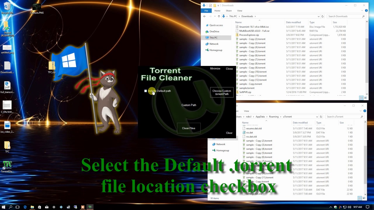 .torrent File Cleaner - YouTube