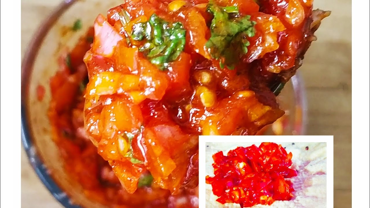 DHABA STYLE PAPAD CHUTNEY - YouTube