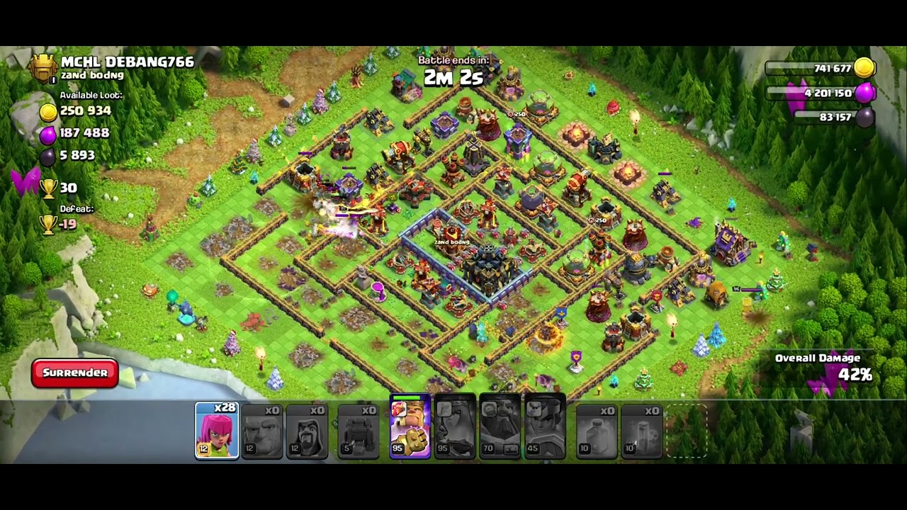 Clash of Clans | MSF357 vs Deb - YouTube