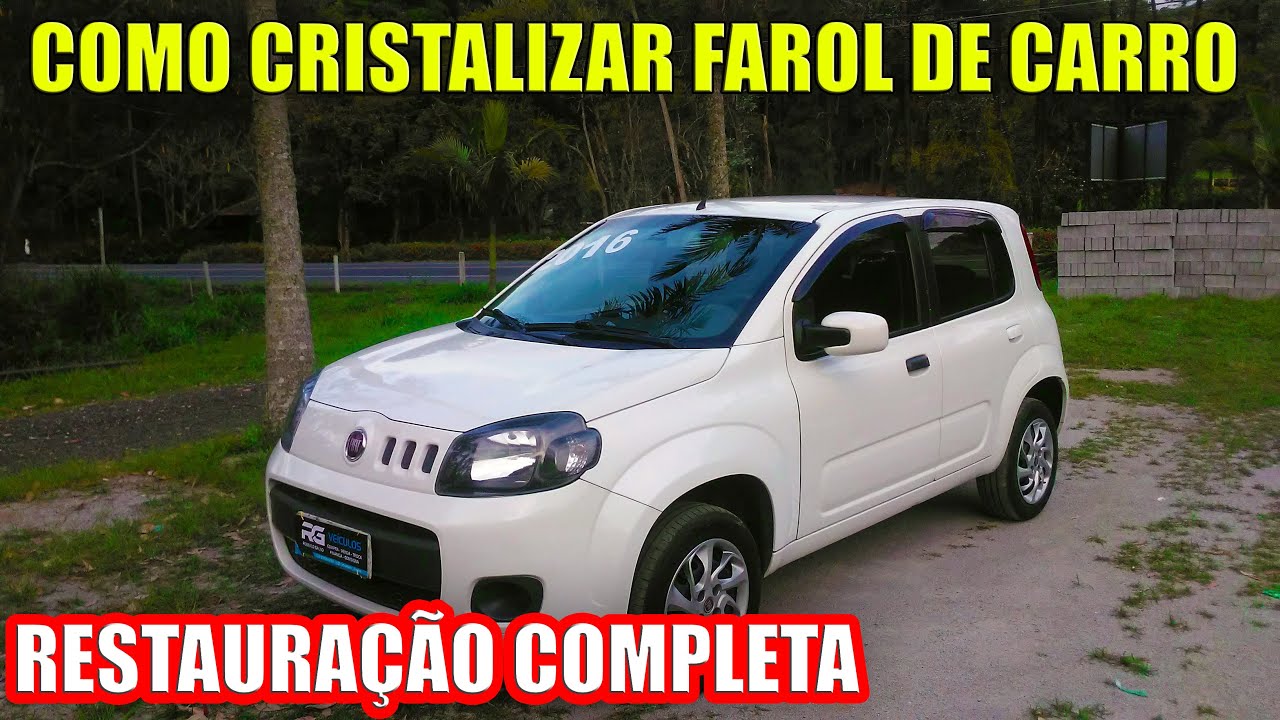 COMO CRISTALIZAR FAROL DE CARRO - YouTube
