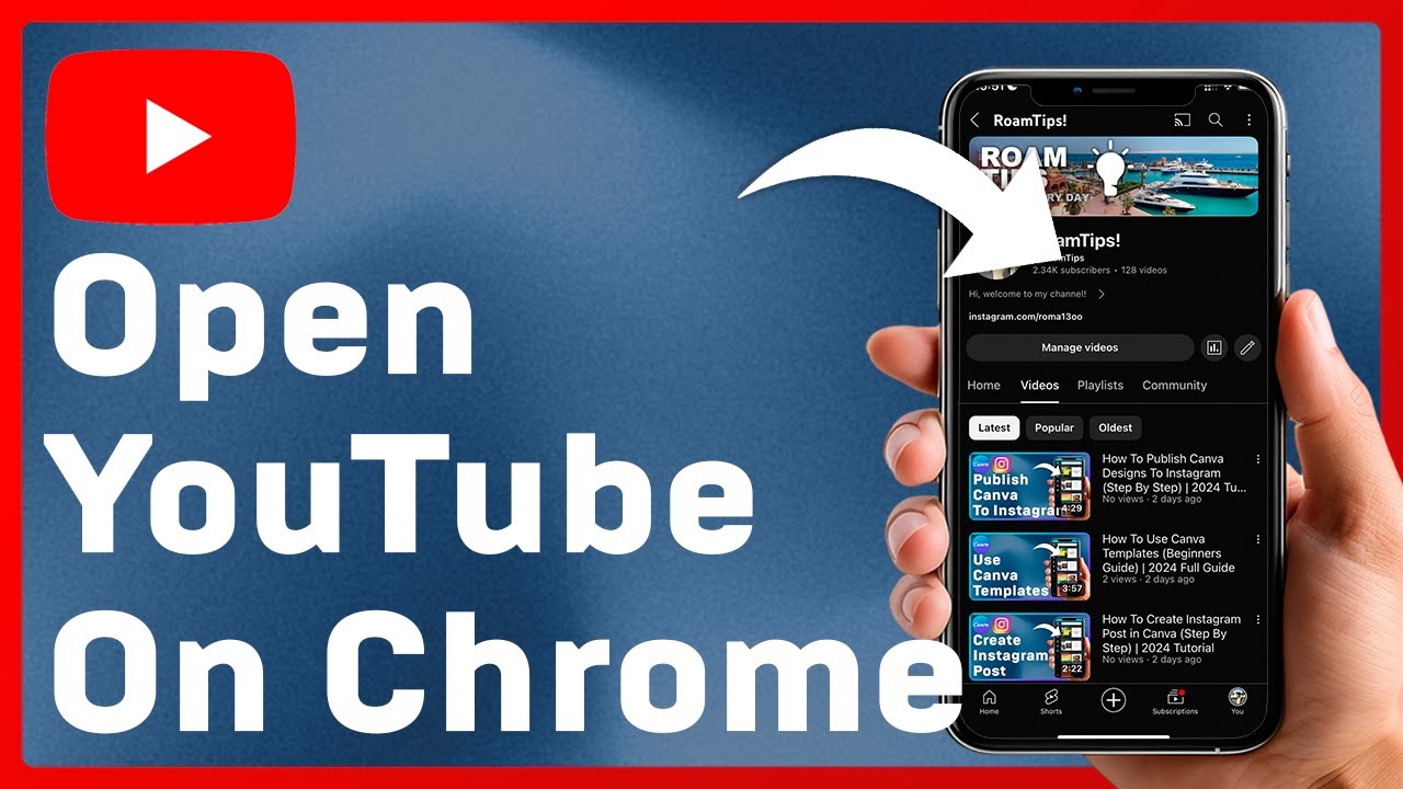 How To Open YouTube On Chrome or Browser | Full Tutorial 2024 - YouTube