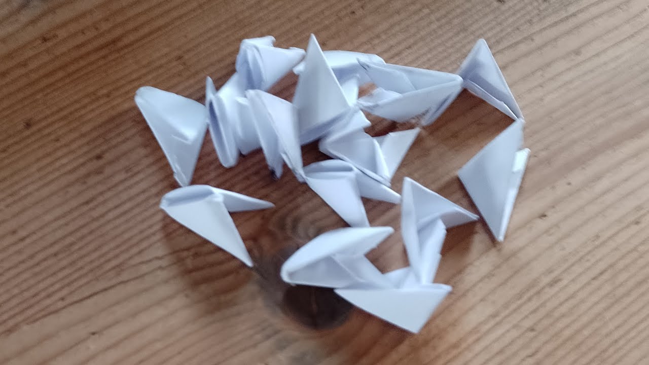 3d origami basic - YouTube