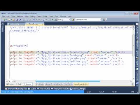 ASP.NET Sprite & Image Optimization Framework Intro for WebForms - YouTube