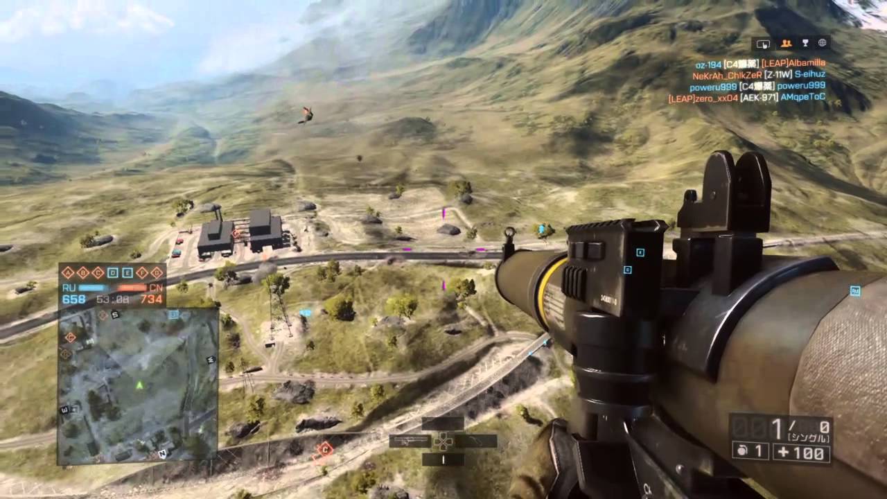 [bf4]smaw世界一の対空montage - YouTube