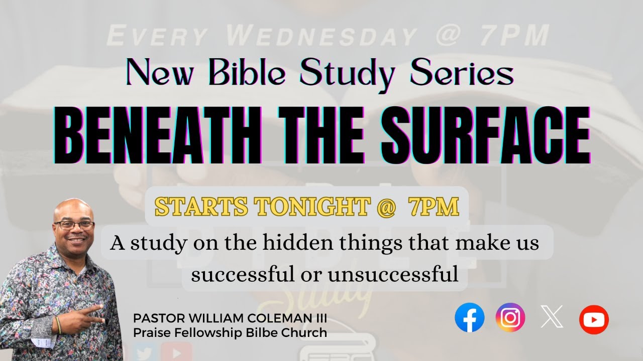 New Bible Study Series Live: - YouTube