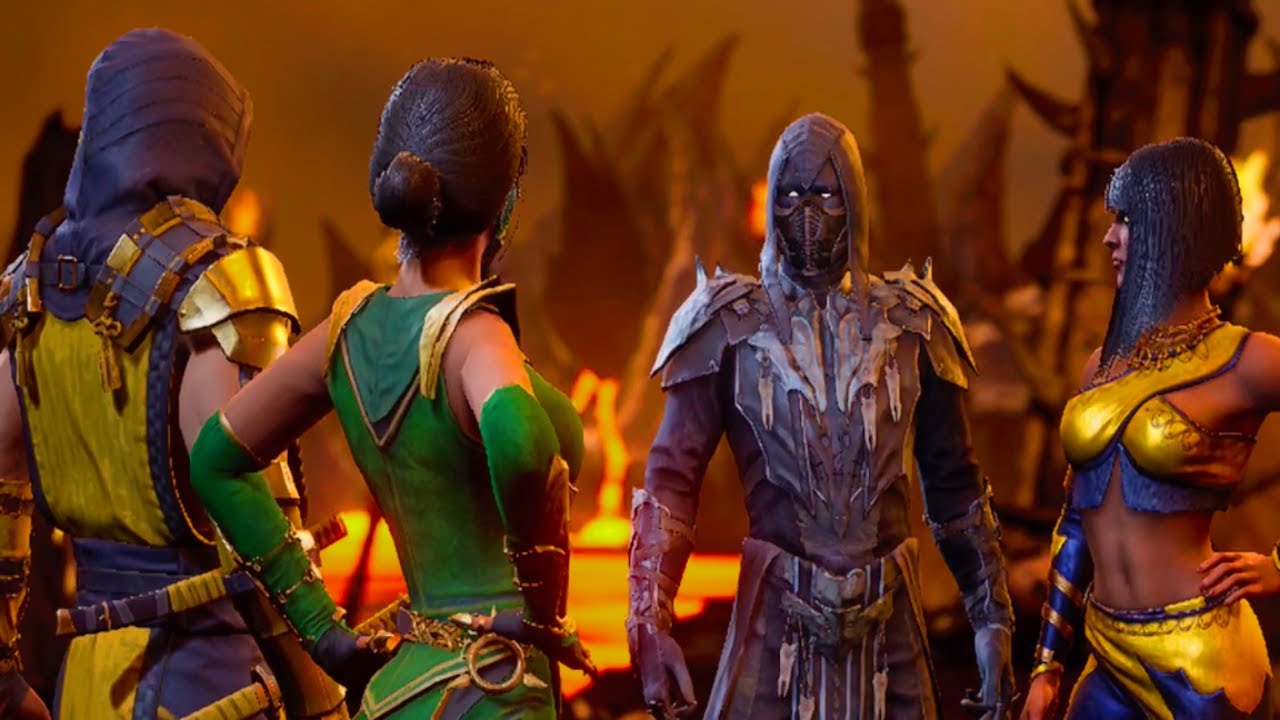 MK Jade meets Noob Saibot Scene 4K HD - MORTAL KOMBAT ONSLAUGHT - YouTube