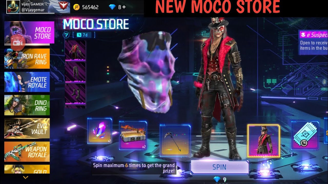 Old Man Mask In Moco Store | Next Moco Store 🥳🤯 | Free Fire New Event | @STARGAMERSfreefire ...