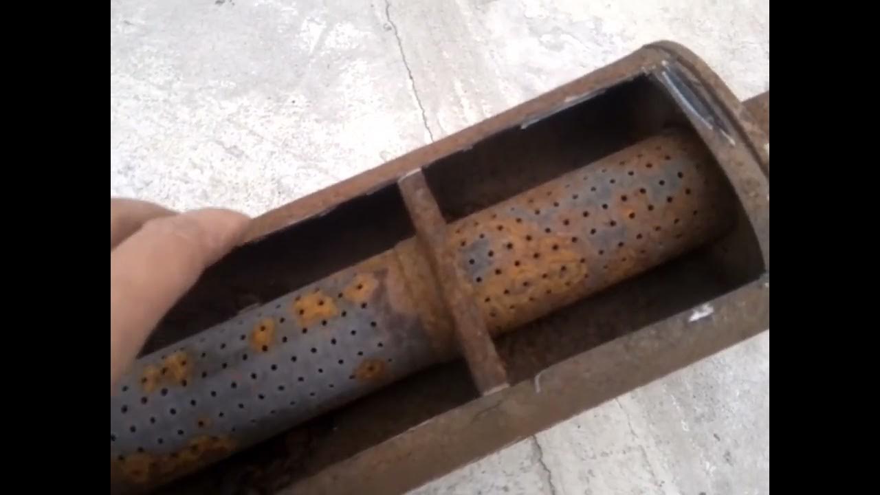 Глушитель на Газель из нержавейки. - YouTube