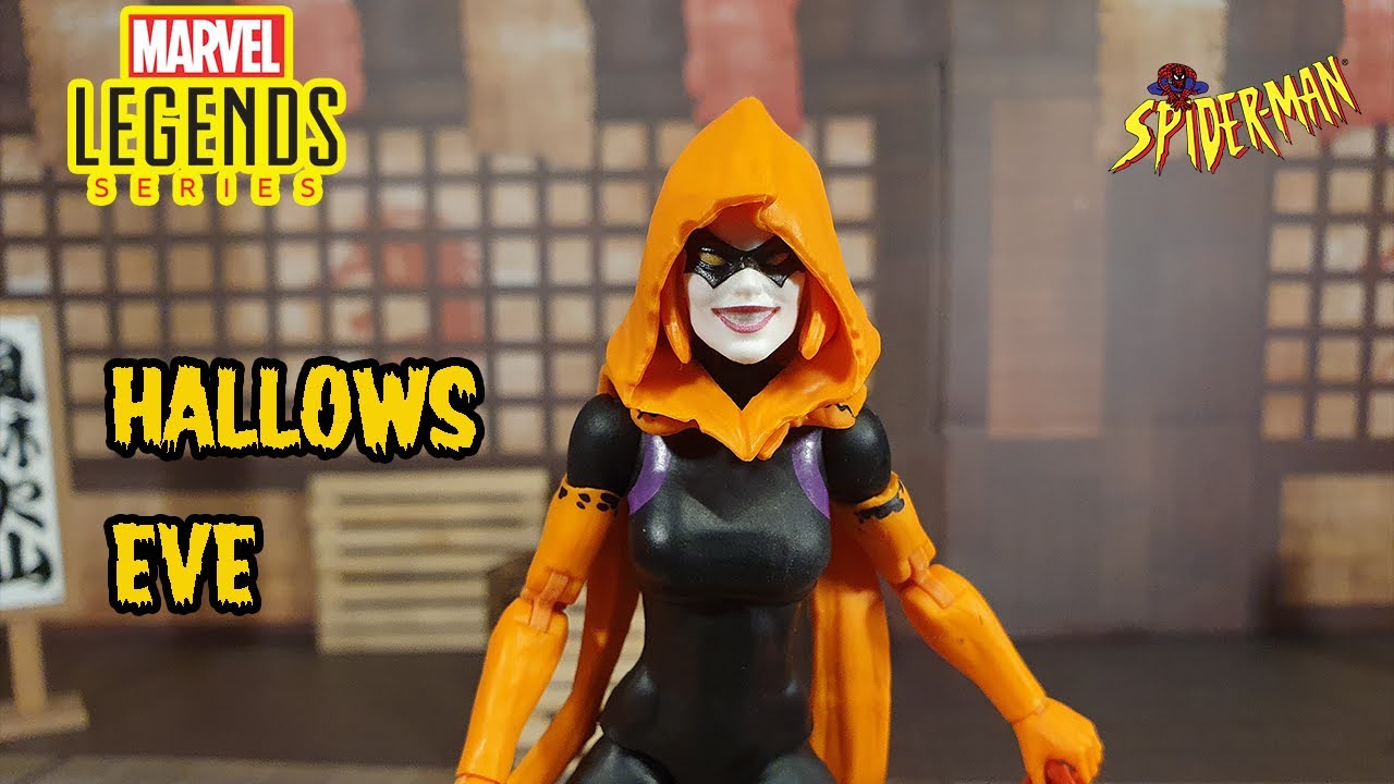 Marvel Legends HALLOWS EVE Spider-Man Retro Card Series figure review ...