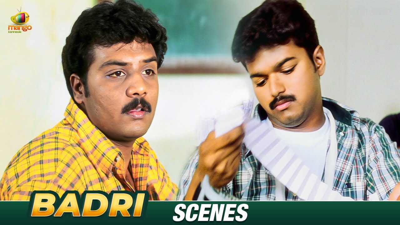 ಬಂದ್ರಿ | Badri Kannada Movie Scenes | Thalapathy Vijay | Bhumika ...