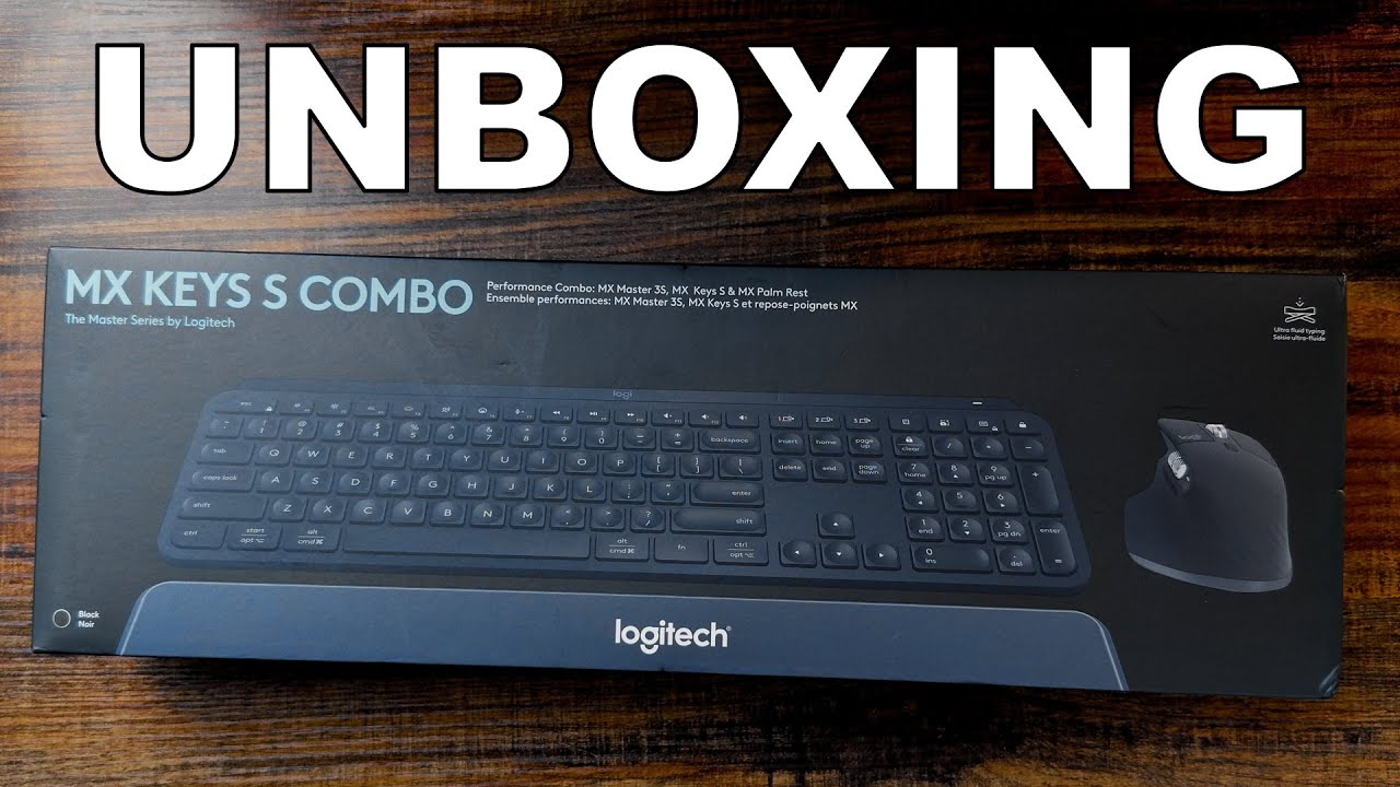 Logitech MX Keys S Combo with MX Master 3S Unboxing & First Impressions ...