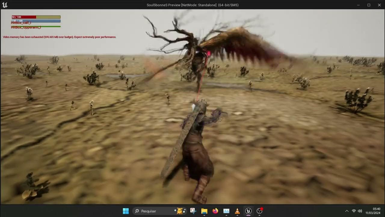 creating boss combat system in pro my "Soulslike" -- UE5 - YouTube