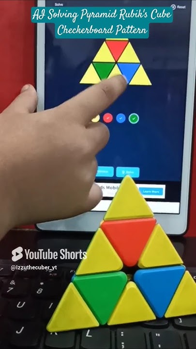 Checkerboard Pattern in Pyraminx Solved !!#shorts #rubikscube #cubing #puzzle #trending # ...