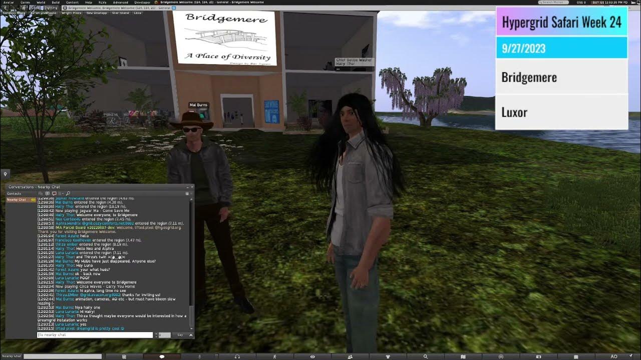 OpenSim Hypergrid Safari Season 3 Week 24 2023 - YouTube