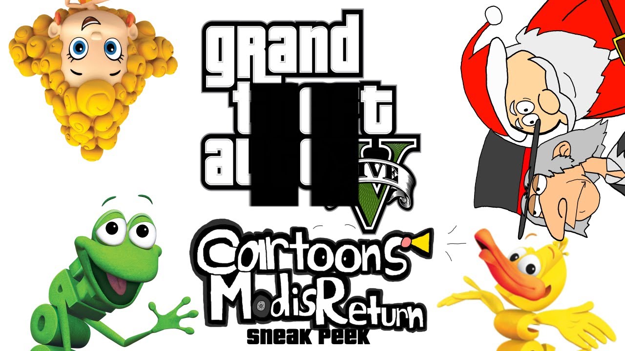 GTA 5 Cartoons Mod is Return Sneak Peek 11 - YouTube