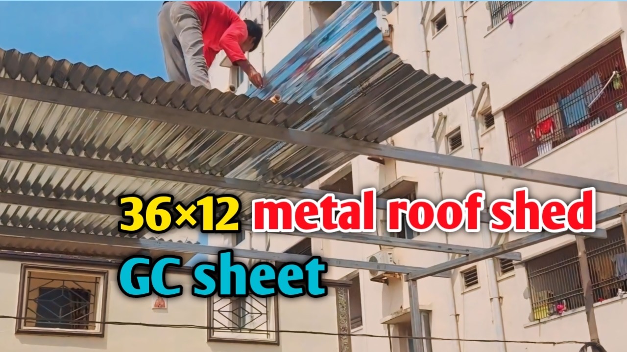 Gc sheet for shed ||36x12 roof shed || shed design ideas for home ...