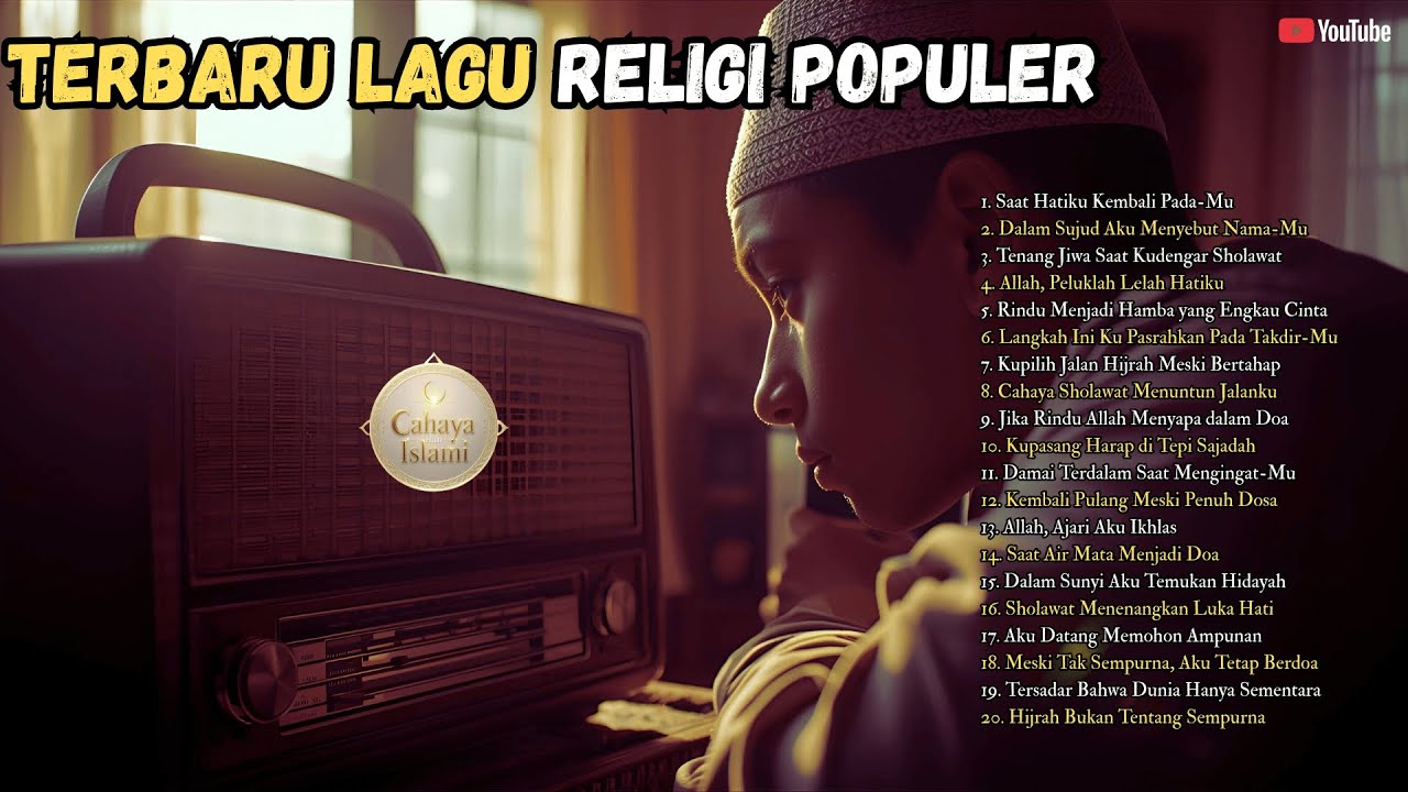 Paling Populer 🌙 Kumpulan Lagu Religi #islamicmusic 🌙 Bikin Hati Tenang ...
