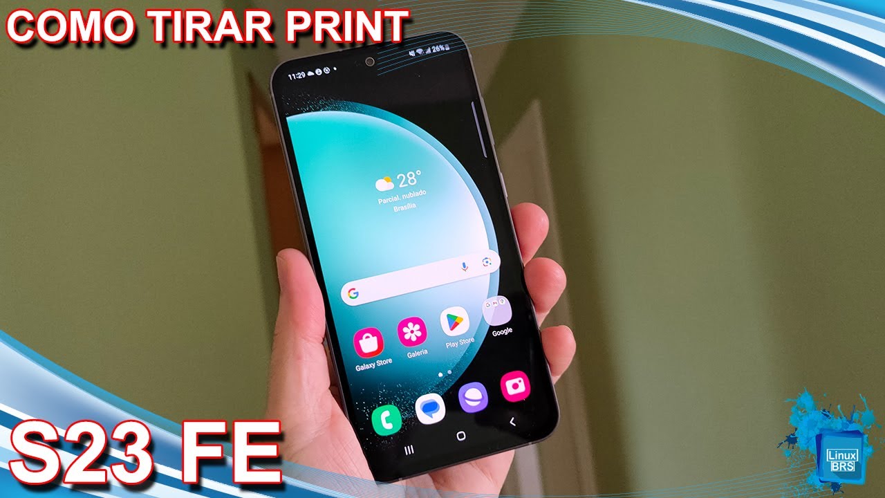 Samsung Galaxy S23 FE - Como tirar print ou capturar tela - Rápido e ...