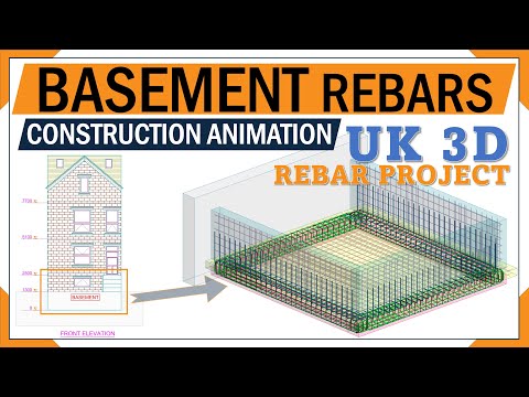 UK residential building reinforcement details | Rebar modeling and ...