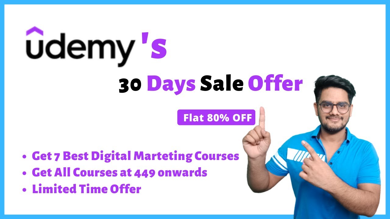 Get 7 Best Udemy Digital Marketing Courses at 449 Only | Udemy Sale ...