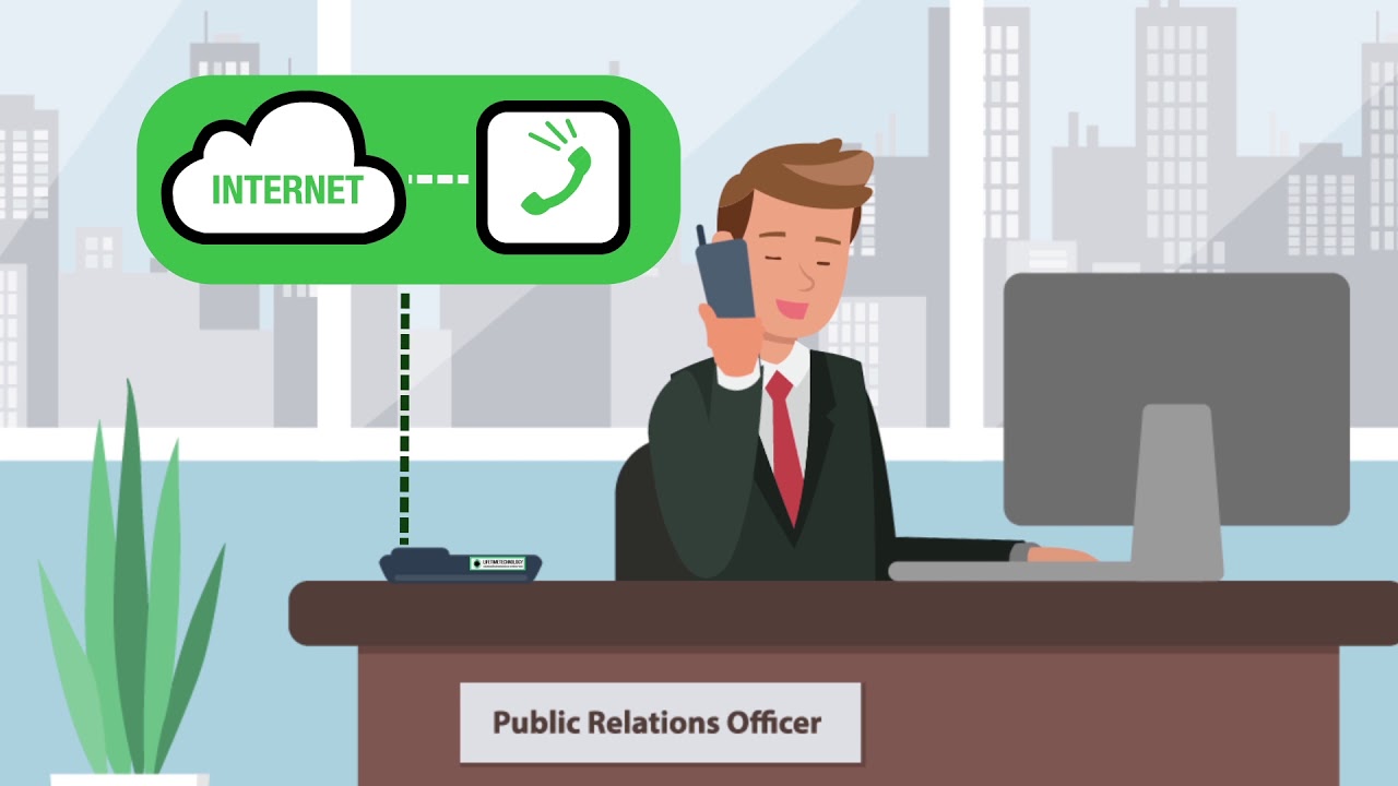 VOIP technology Motion graphic - YouTube