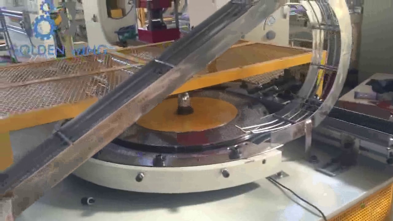 Automatic easy open end production line -basic shell making - YouTube