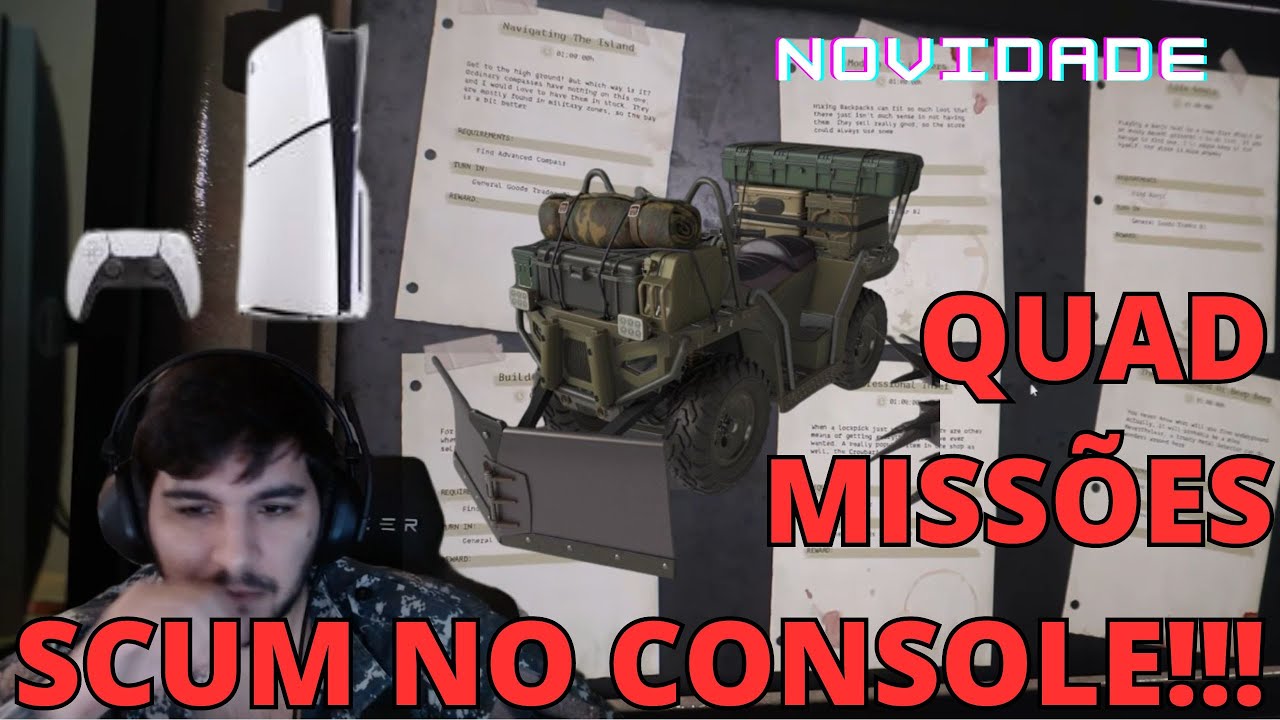 SCUM NOTICIAS #2 - QUESTS, QUAD E SCUM NO CONSOLE? - YouTube