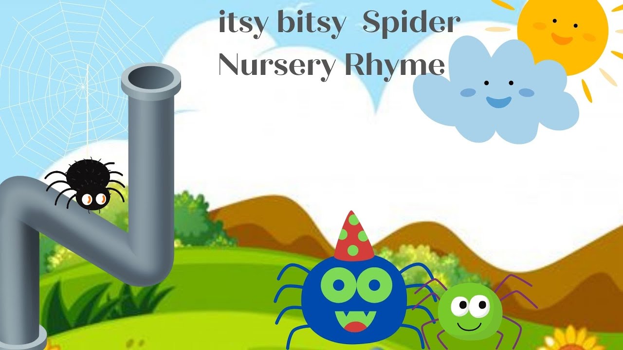 ITSY BITSY SPIDER - Song for Children - Nursery Rhymes - kids song ...
