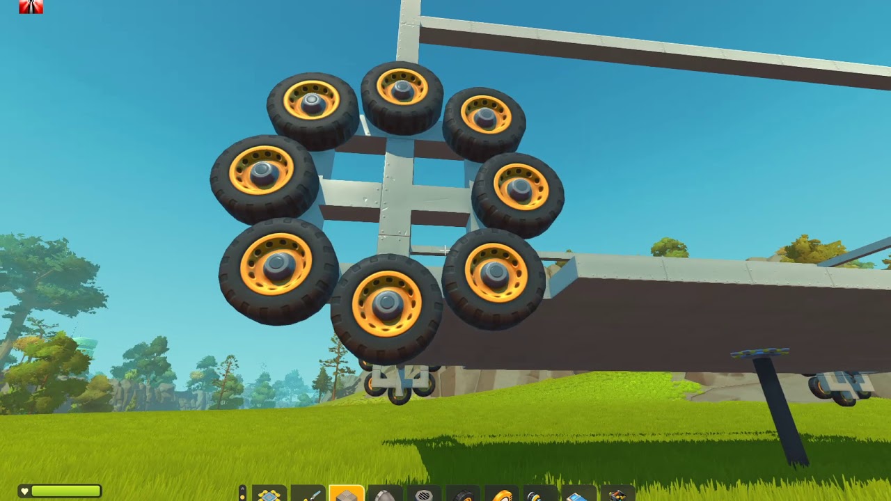 Scrap Mechanic Survival - Mobil Base Platform 2.0 with Self Made Tire ...