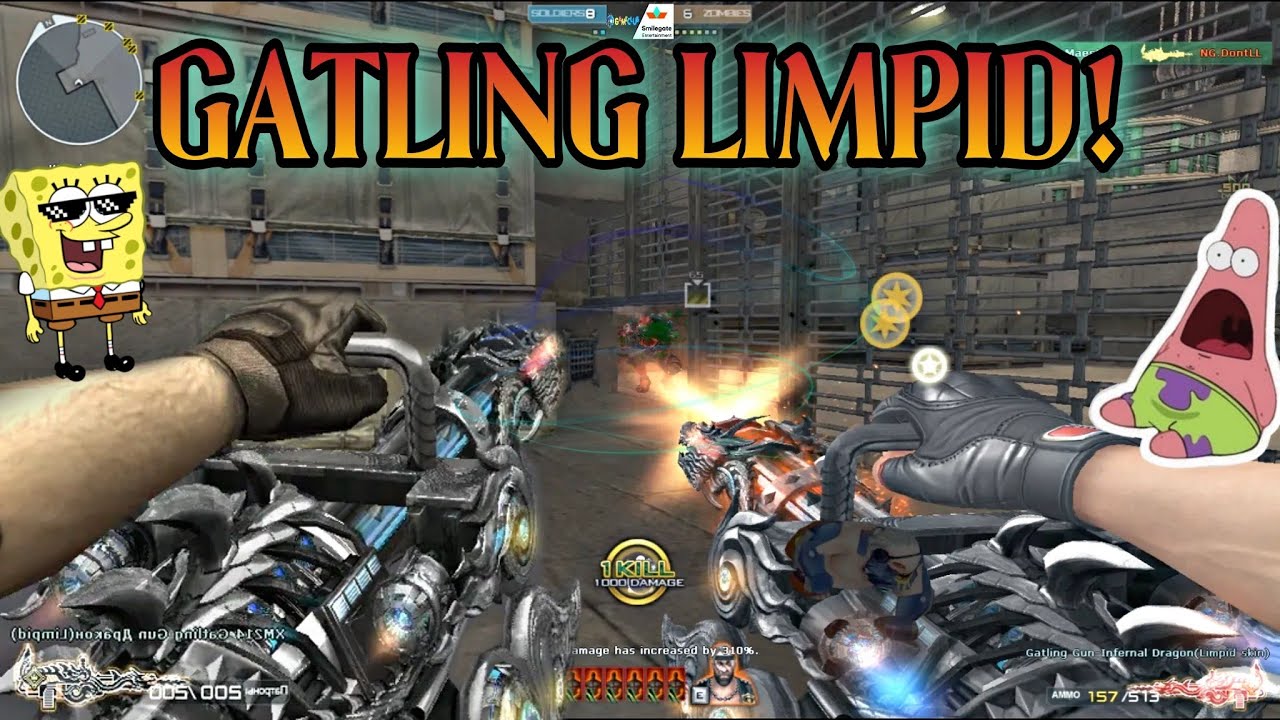 Gatling Gun-Infernal Dragon Limpid Alternate Skin (GamePlay) |CrossFire ...