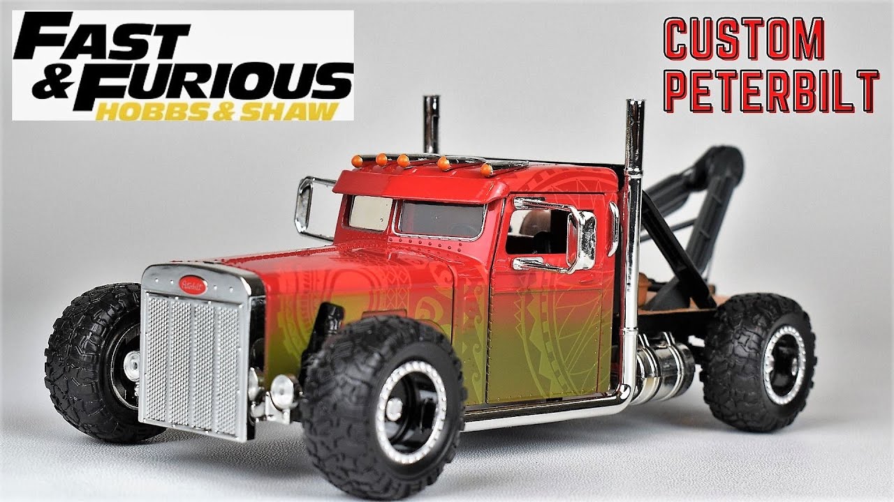 JADA CUSTOM PETERBILT FROM FAST AND FURIOUS HOBBS AND SHAW UNBOXING 1: ...