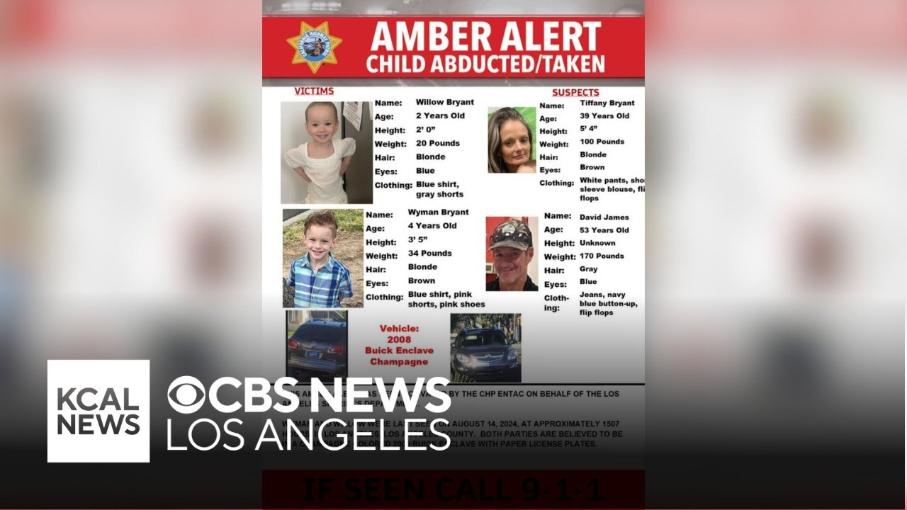 Police issue Amber Alert for two children abducted by their parents ...
