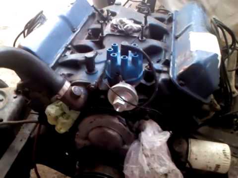 Motor Ford 360 cubic in - YouTube