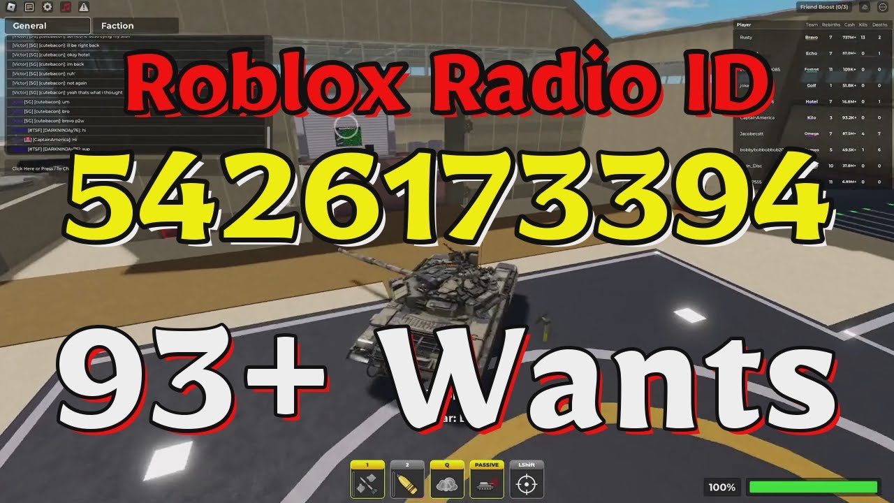 Wants Roblox Radio Codes/IDs - YouTube