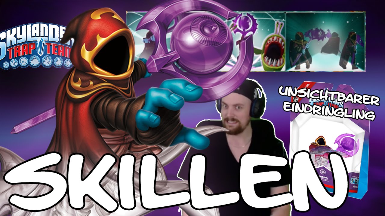 Enigma Skillen auf Unsichtbarer Eindringling Weg - Skylanders Trap Team ...