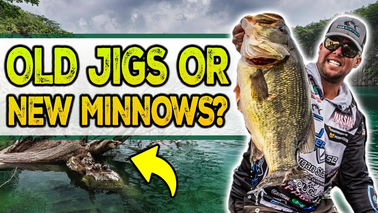 Old School Jigs OR LiveScope Minnows? Kyle Patrick's Best Bass Fishing Tactics - YouTube