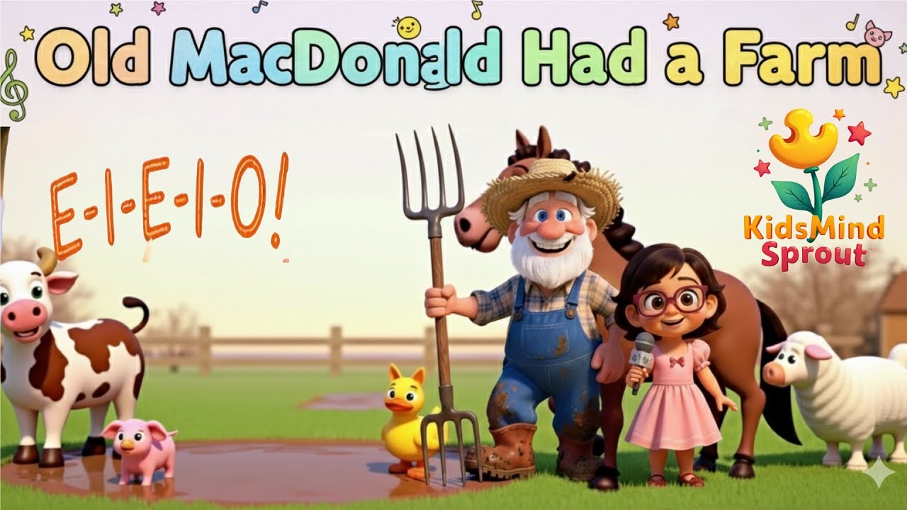 Old MacDonald Had a Farm | Beautiful Animation for Family ...