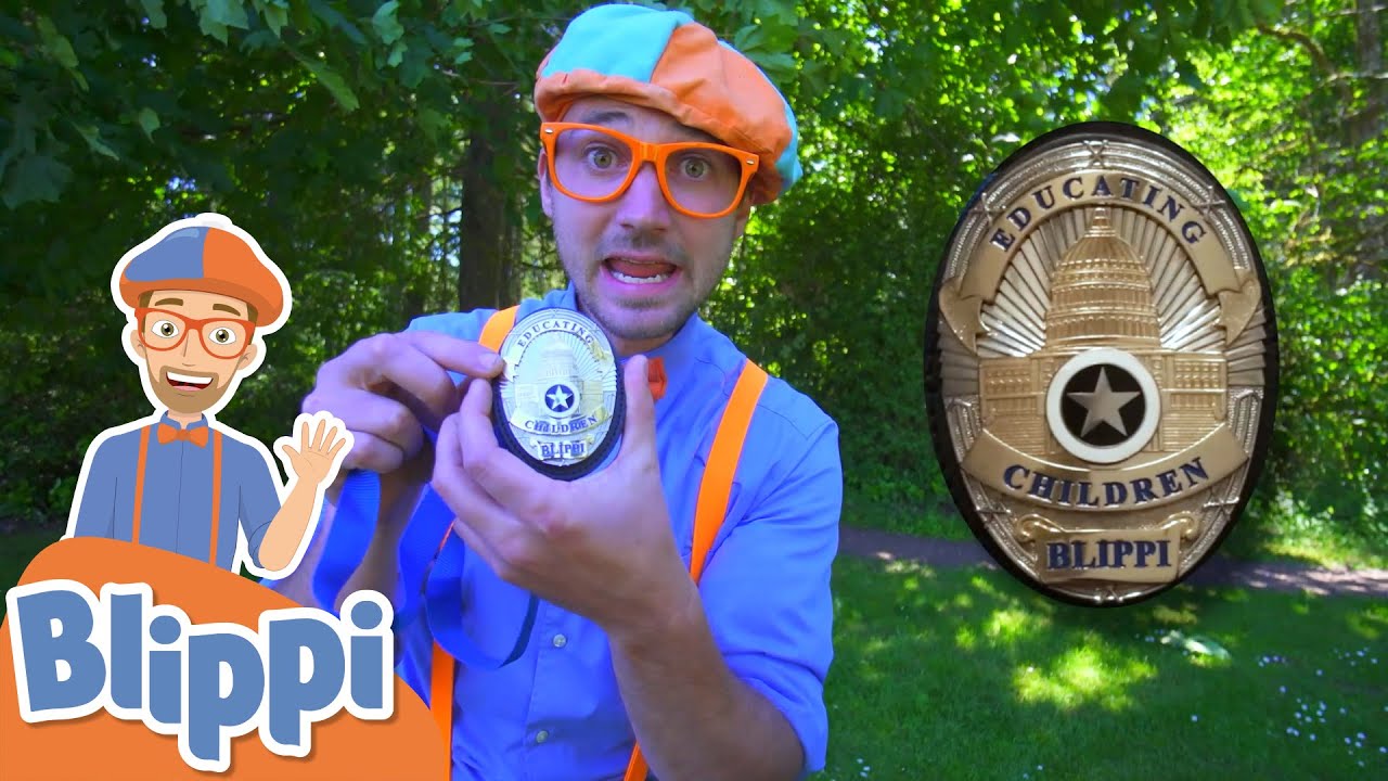 Blippi Visits a Crime Scene! - Blippi | Kids Song | Trick or Treat ...
