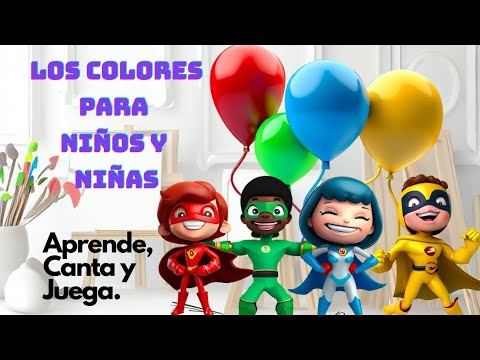 LOS COLORES PARA NIÑOS Y NIÑAS !! Vídeo Interactivo para aprender ...
