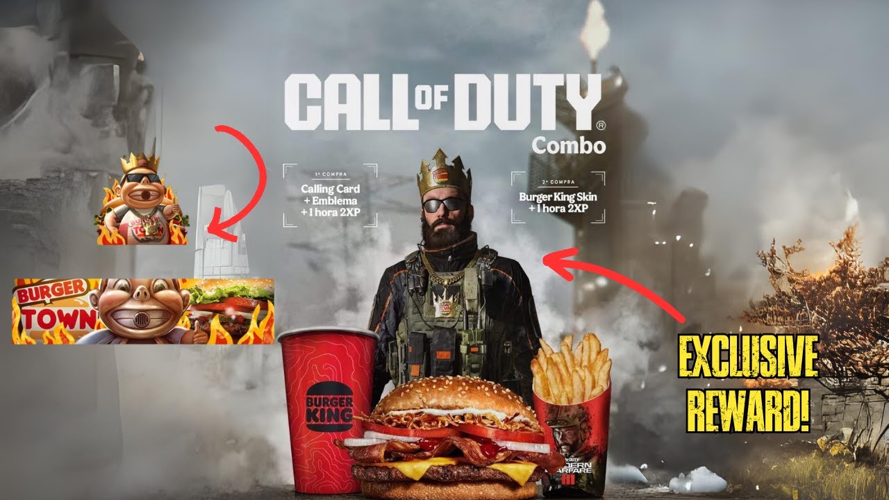 How To Get Exclusive Burger Town Skin In MW3 - YouTube