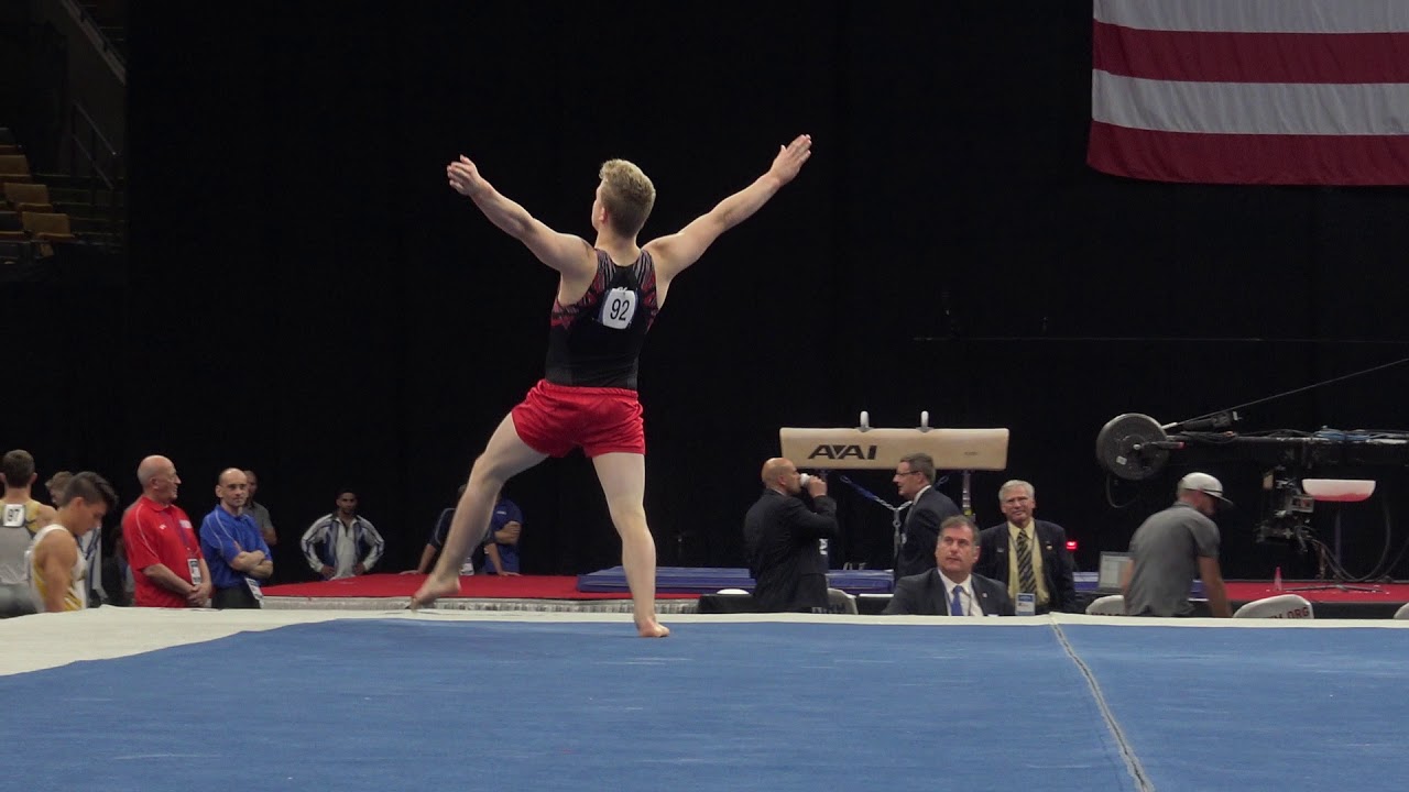 Logan Myers – Floor Exercise – 2018 U.S. Gymnastics Championships ...