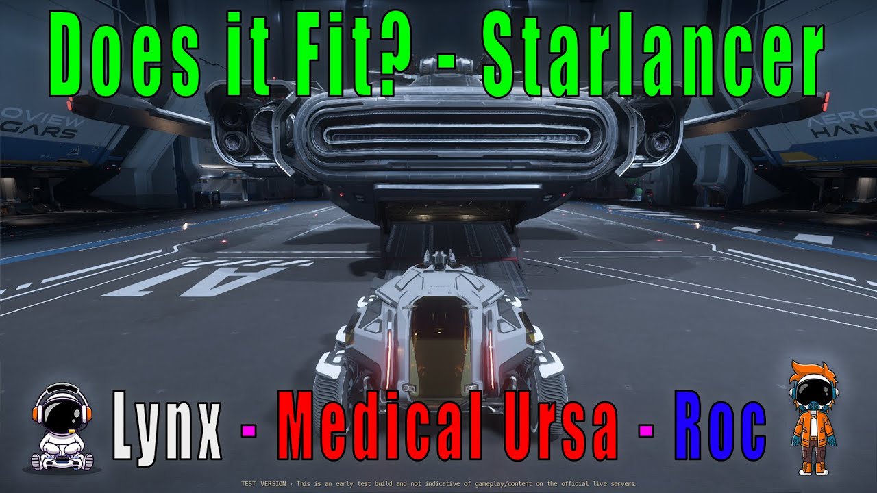 Does it Fit? Starlancer - Lynx - Med Ursa - Roc | Star Citizen [4K ...