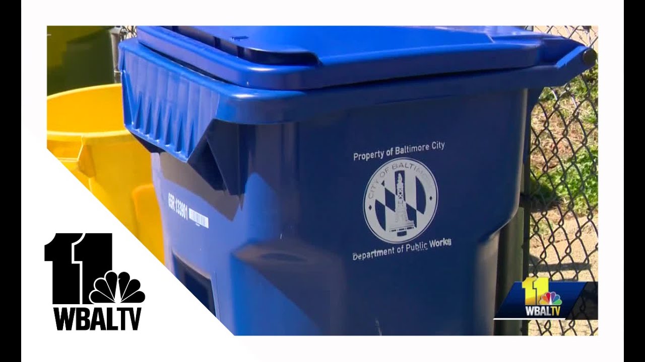 New initiative pushes residents to recycle in Baltimore City - YouTube